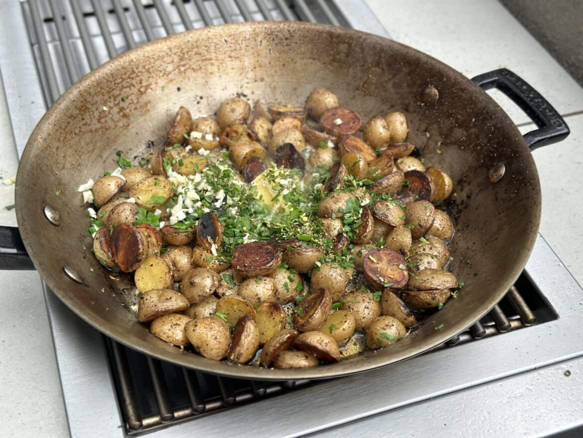 Garlic Butter Herb Steak Bites - Burnt Pellet BBQ