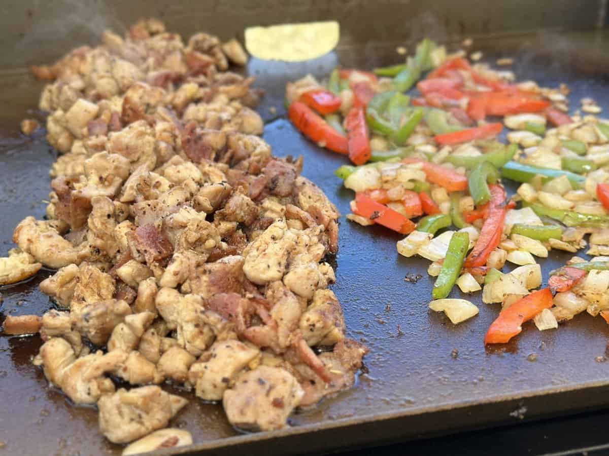 Chicken Bacon Ranch Cheesesteak - Burnt Pellet BBQ