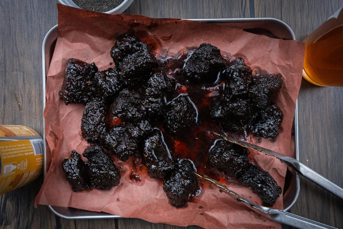 Smoked Chuck Roast Burnt Ends - Burnt Pellet BBQ