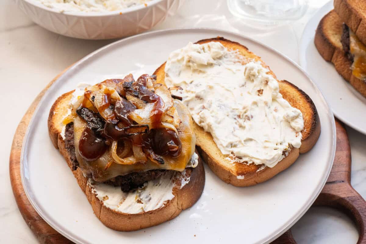 Smoked Cream Cheese with Bacon Jam - Burnt Pellet BBQ